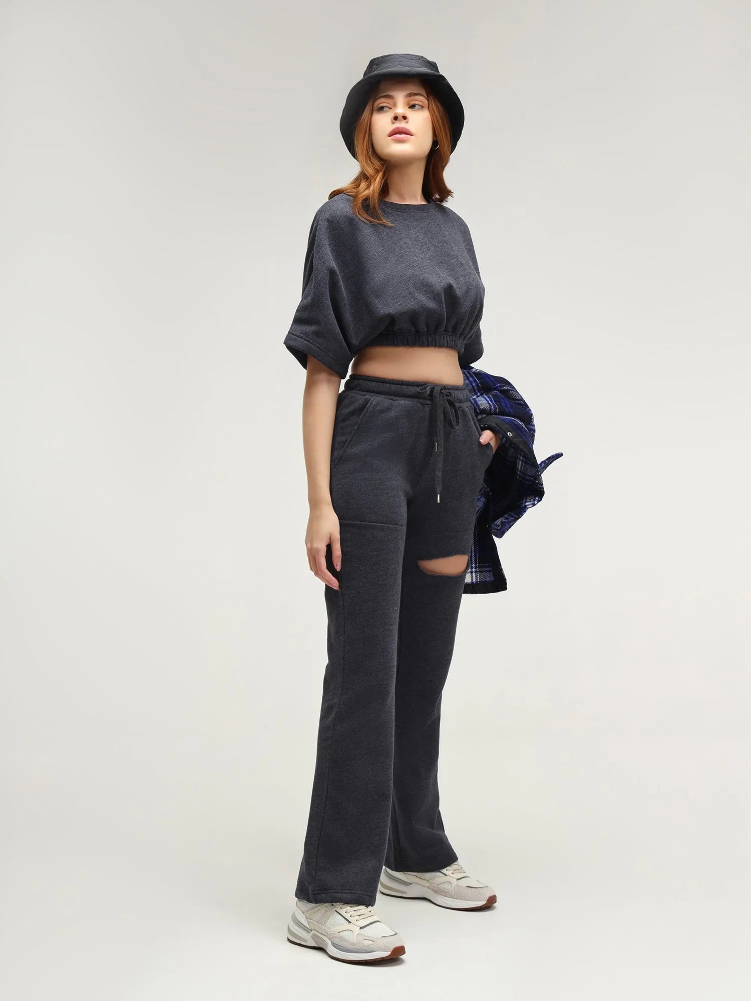 Berlin Grey Lounge Co-Ord Set - CAVA athleisure – CAVA Athleisure Pvt Ltd