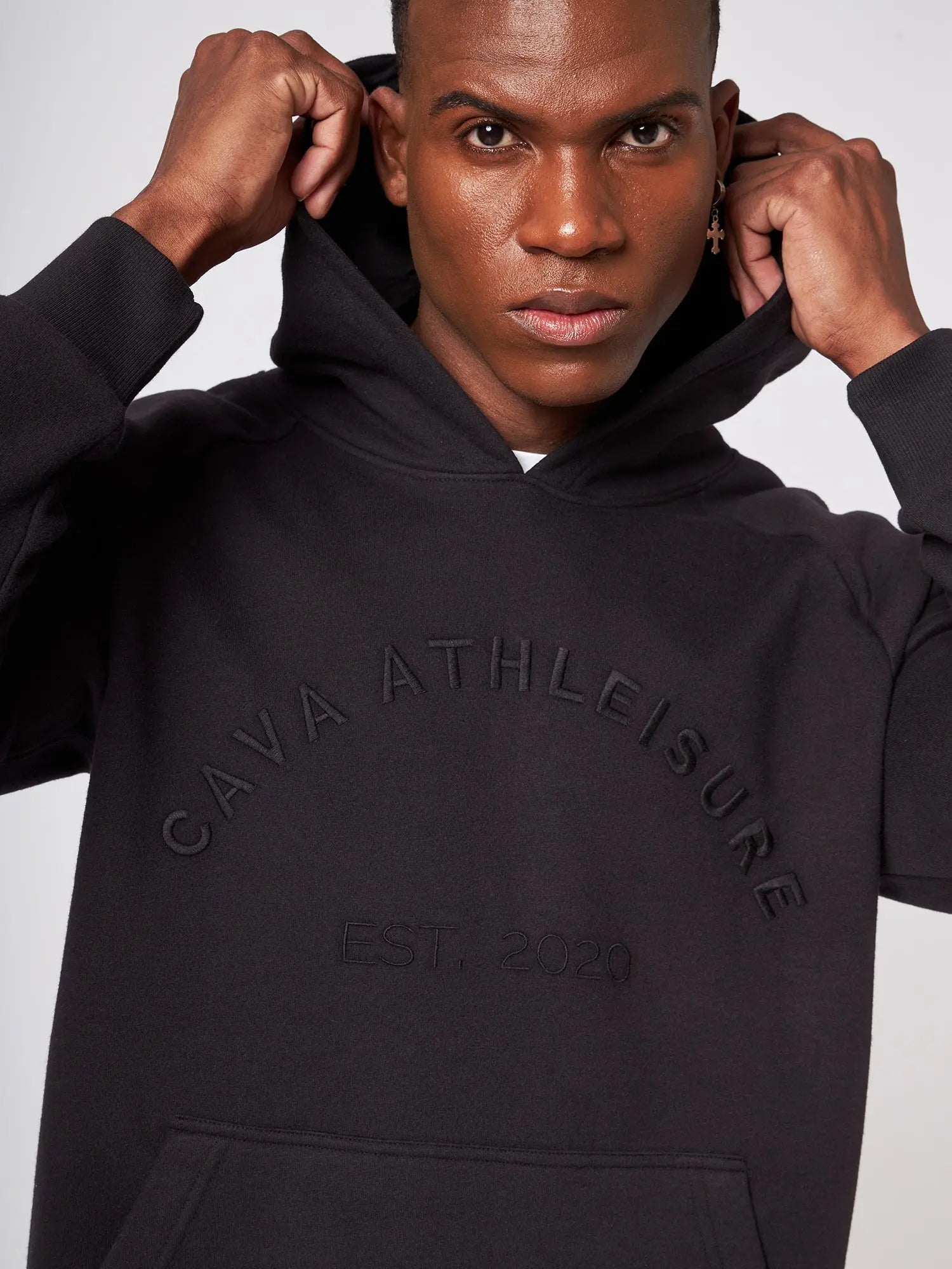 Boston Black Cava Essential Hoodie - CAVA athleisure – CAVA Athleisure Pvt Ltd
