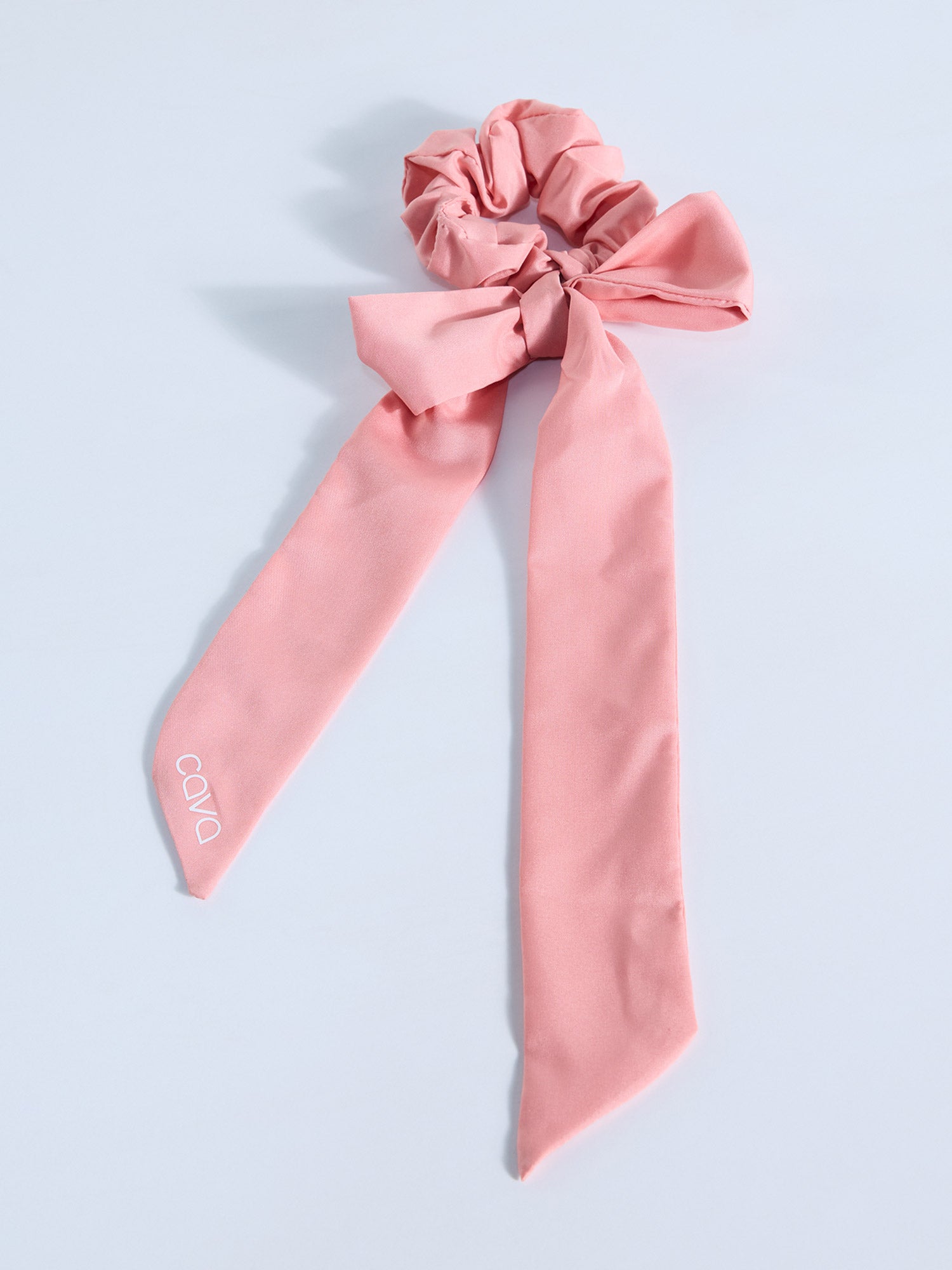 Pink Cava Bow Scrunchie – CAVA Athleisure Pvt Ltd