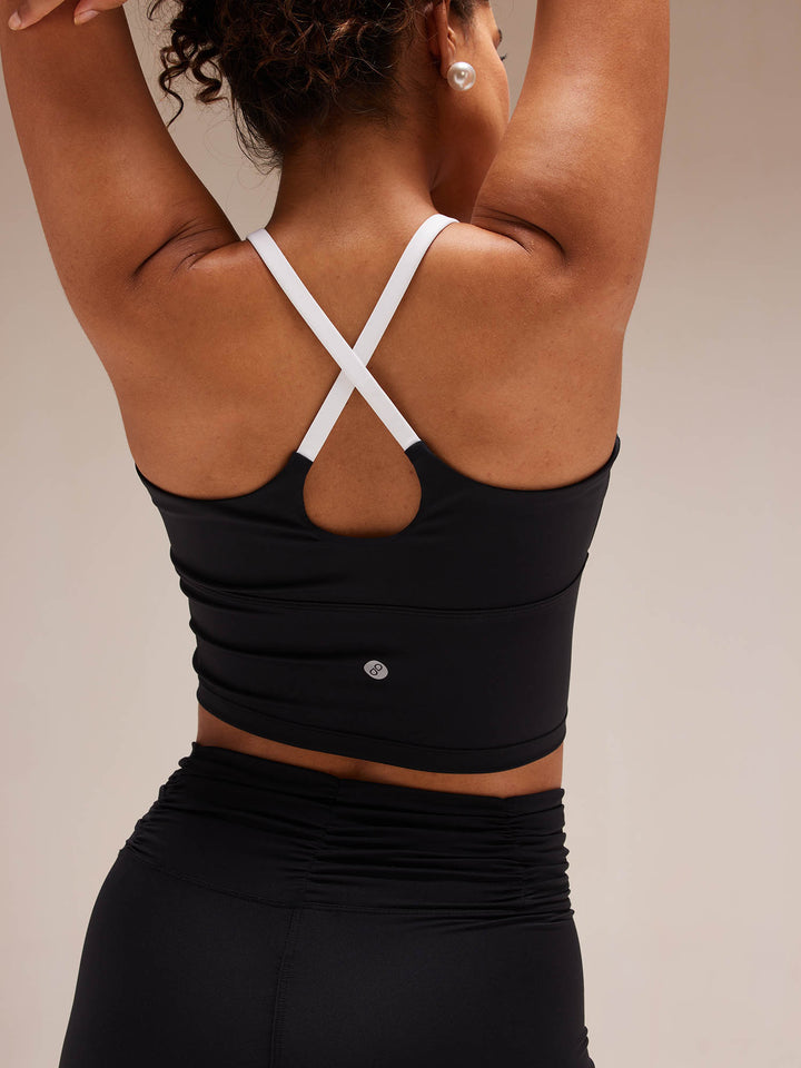Black Cross Back Sports Bra – CAVA Athleisure Pvt Ltd