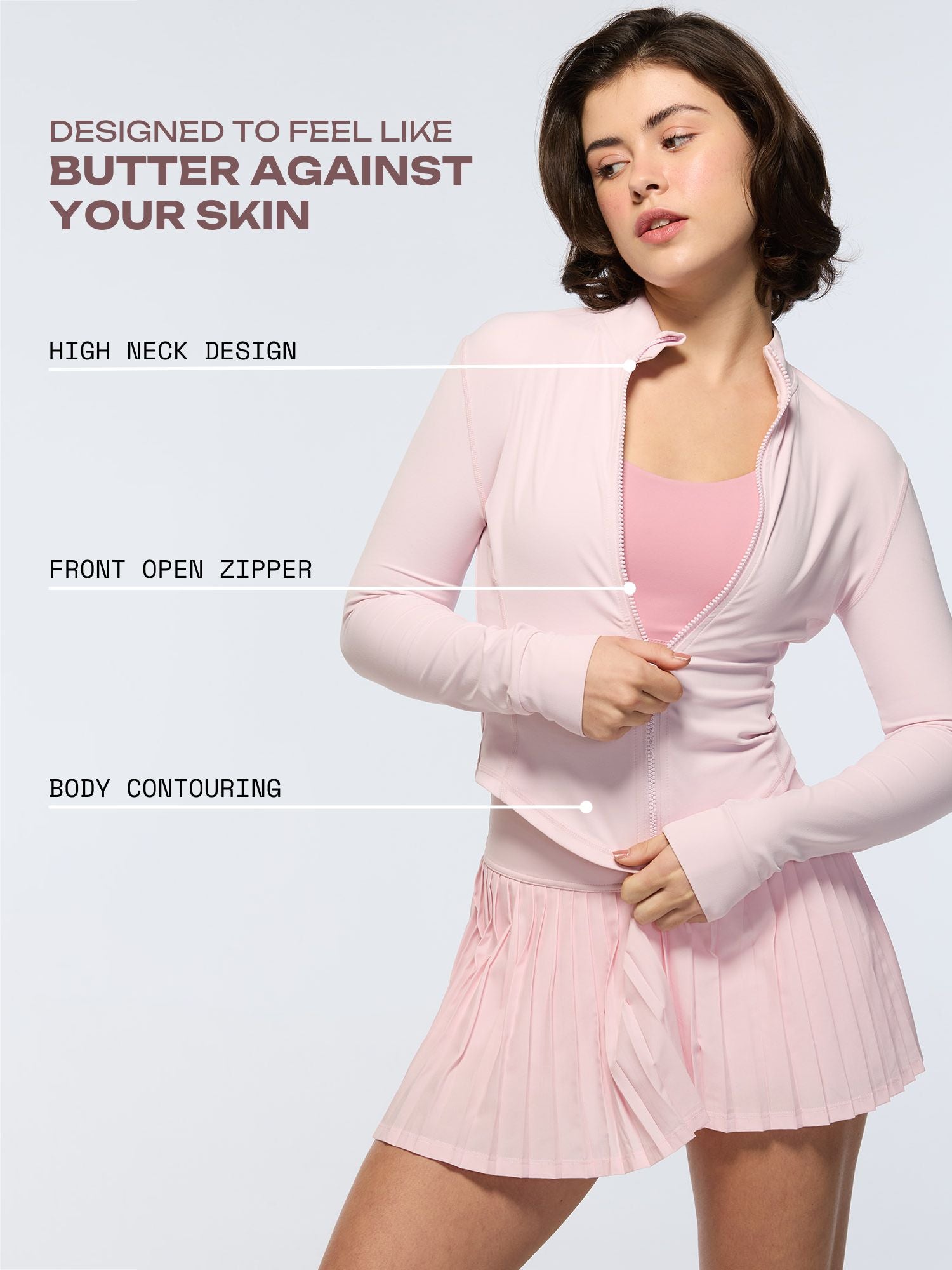 Pink Sculptor Jacket | Tailored Fit & Effortless Style – Buy Now | Cava ...